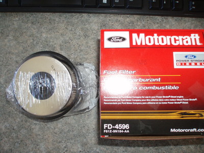 New Motorcraft FD4596 Fuel Filter 7.3L PowerStroke Diesel OEM ONLY | eBay