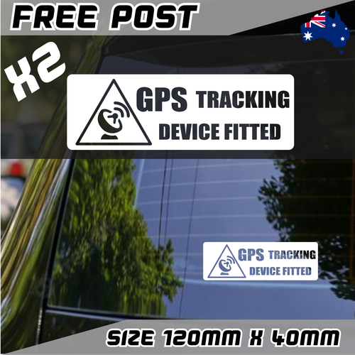 GPS Tracking X2 Sticker Decal Vinyl Car Camera Recording Dashcam ...