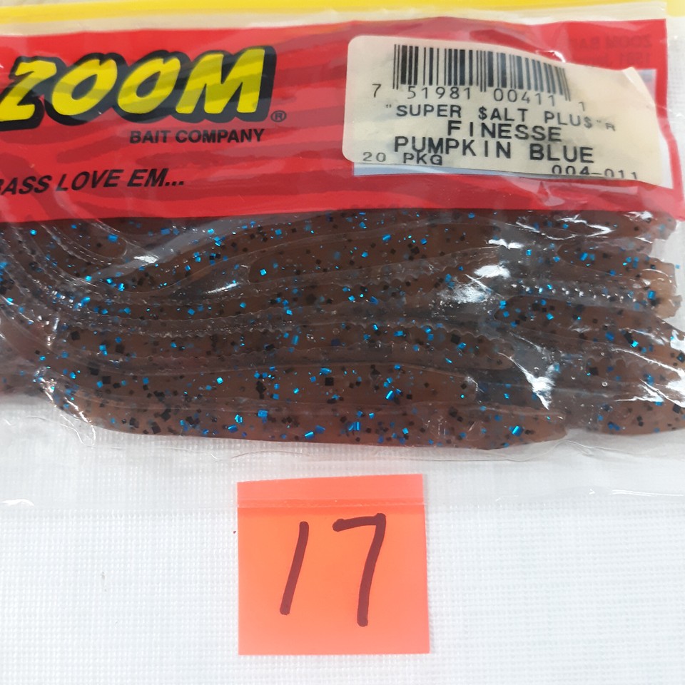 ZOOM FINESSE WORM SUPER SALT PLUS 5", Choose From 34 Colors NIP | eBay