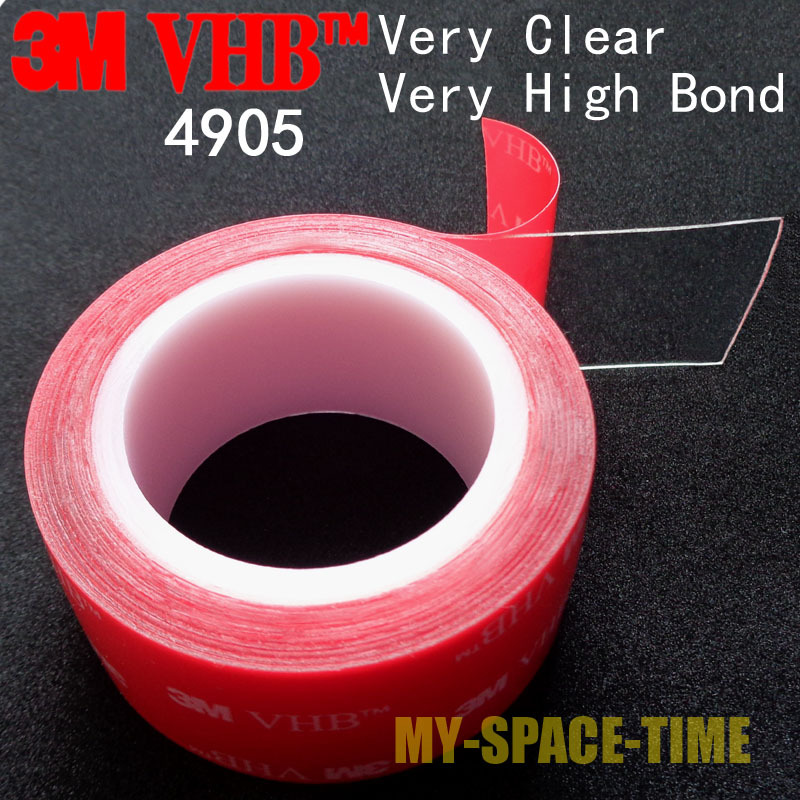 3M VHB #4905 Double-sided Clear Transparent Acrylic Foam Adhesive Tape ...