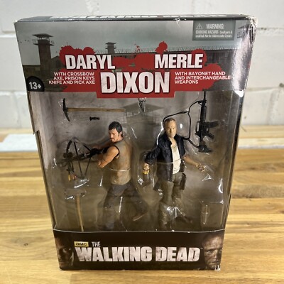 2013 MCFARLANE The Walking Dead Daryl And Merle Action Figures Series 4 ...