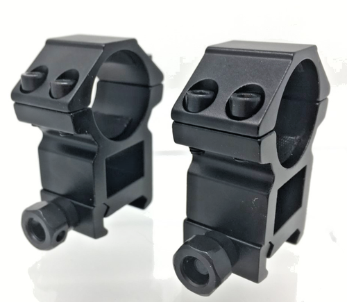 1" Inch Extra High Heavy Duty Rifle Scope Rings, Aluminum, Fits Weaver ...