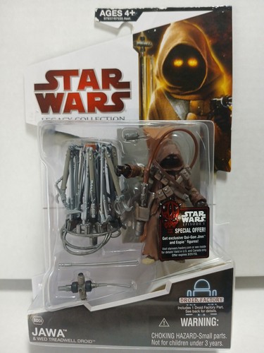 Star Wars Legacy Collection Jawa & Treadwell Droid (2009) Hasbro Figure ...