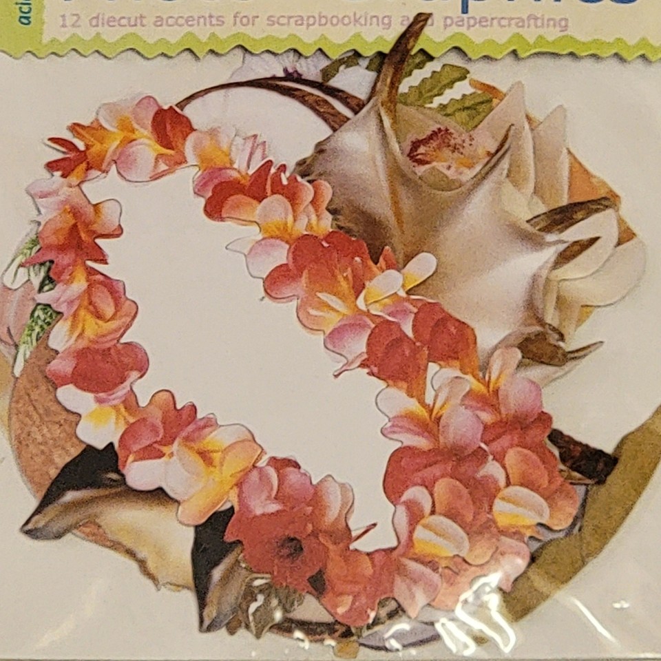 Colorbok Tropical Photo Graphics Die Cut Accents Scrapbooking ...