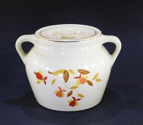 JEWEL TEA AUTUMN LEAF HALL CHINA MARY DUNBAR TWO HANDLE BEAN POT | eBay