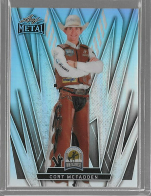 CORT MCFADDEN 2024 Leaf Metal PBR Professional Bull Riders /125 | eBay