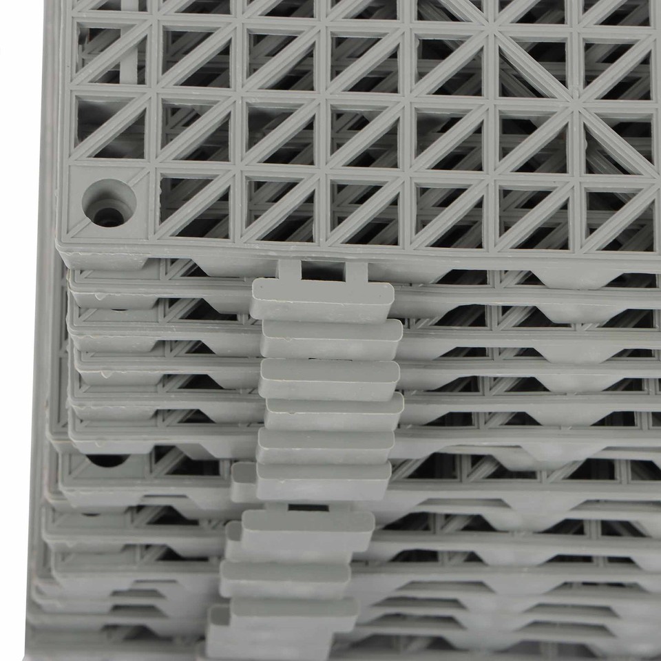 Interlocking Tiles Drainage Tile 12×12 inch for Bathroom Deck Patio 55 ...