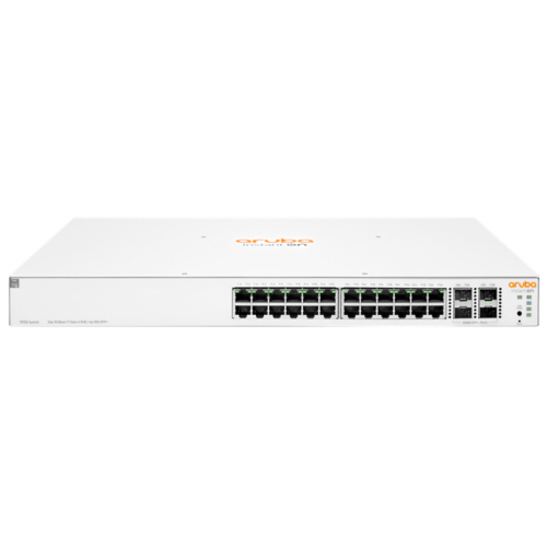 HP Aruba Instant JL684B 24-Port Fast Ethernet Switch, 490W, RJ45 Base-T ...