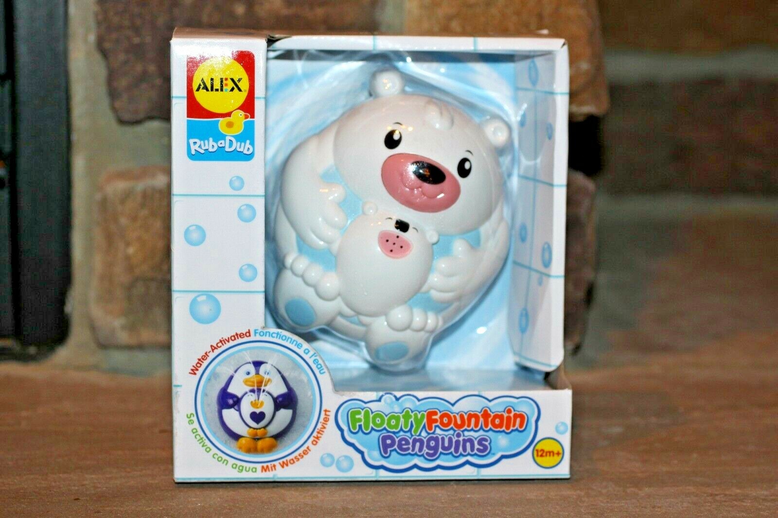 ALEX Toys Rub a Dub Floaty Fountain Penguin Toy Playset 12m Water ...