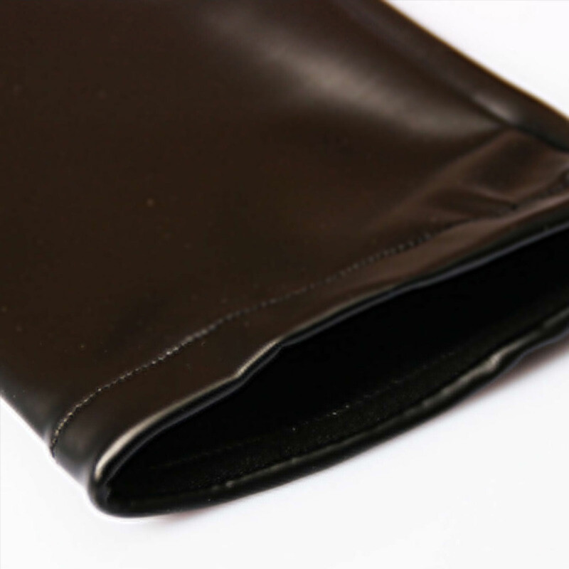 Womens PVC Leather Long Glove Opera Length Finger Stretchy Gloves Party ...