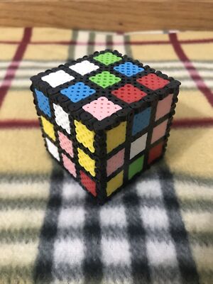 Perler beads 3d Rubic Cube Art | eBay