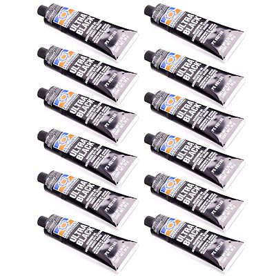 12 Pack TUBES OF PERMATEX ULTRA BLACK RTV SILICONE 1 TUBE 3.5 OZ | eBay