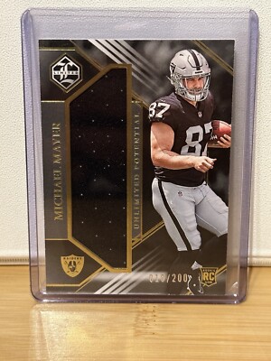 2023 Panini Limited Unlimited Potential Michael Mayer Patch 018/200 RC ...