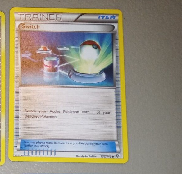 SWITCH TRAINER 2012 POKEMON 135/149 | eBay