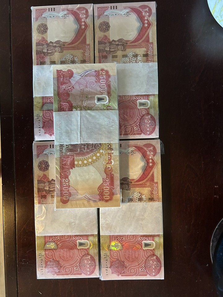 IRAQI DINAR 1 Million 1,000,000 Iraq Mint UNCIRCULATED Guaranteed ...