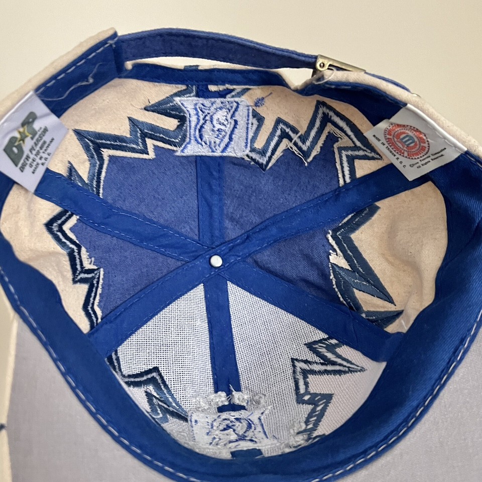 Vintage Duke University Blue Devils Drew Pearson Shockwave Jagged ...