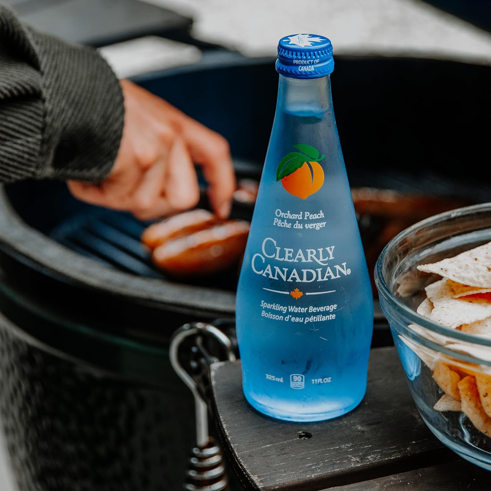 Orchard Peach Sparkling Spring Water Beverage, Natural & Carbonated ...