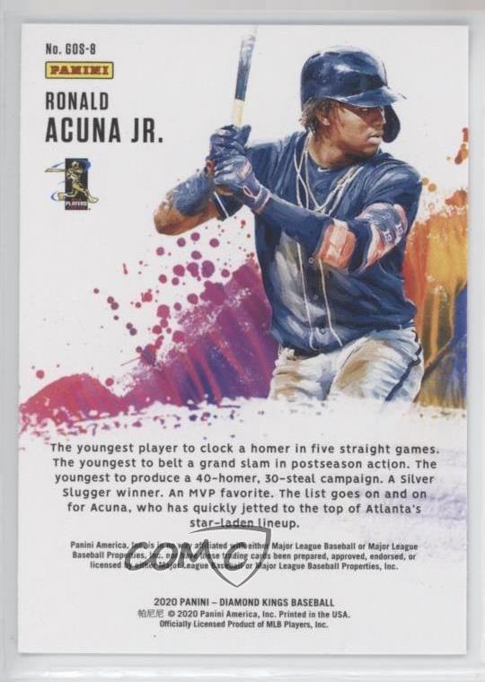2020 Panini Diamond Kings Gallery of Stars Ronald Acuna Jr #GOS-8 4z8 ...