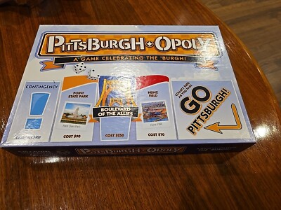 Pittsburgh Opoly Board Game Gently used Complete | eBay