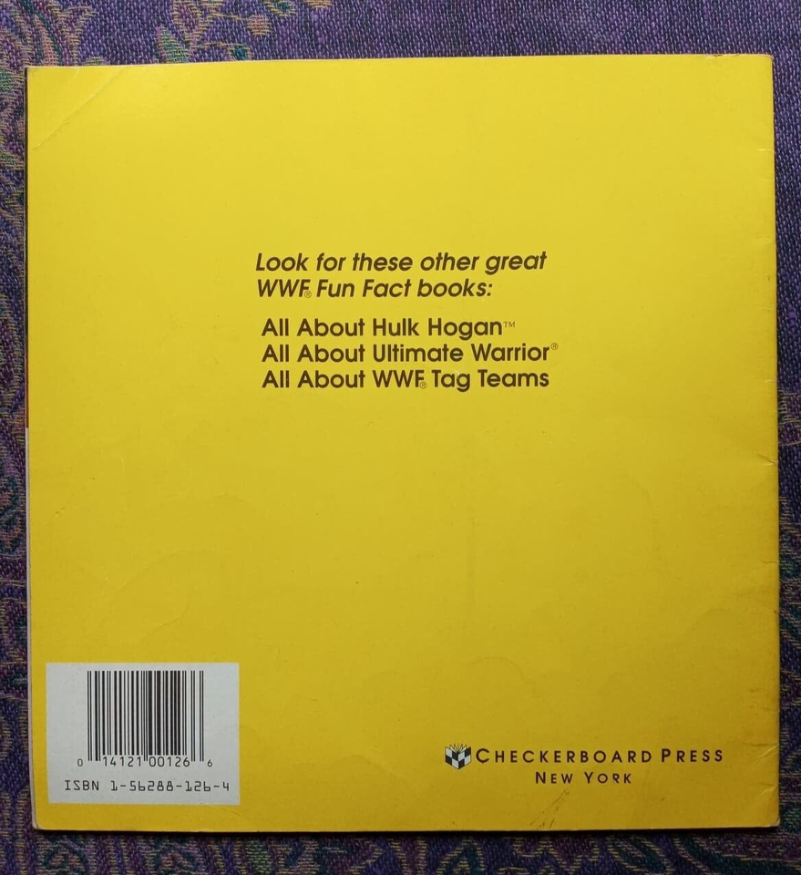 Vintage WWF All About WWF Superstars Fact Book 1991 | eBay