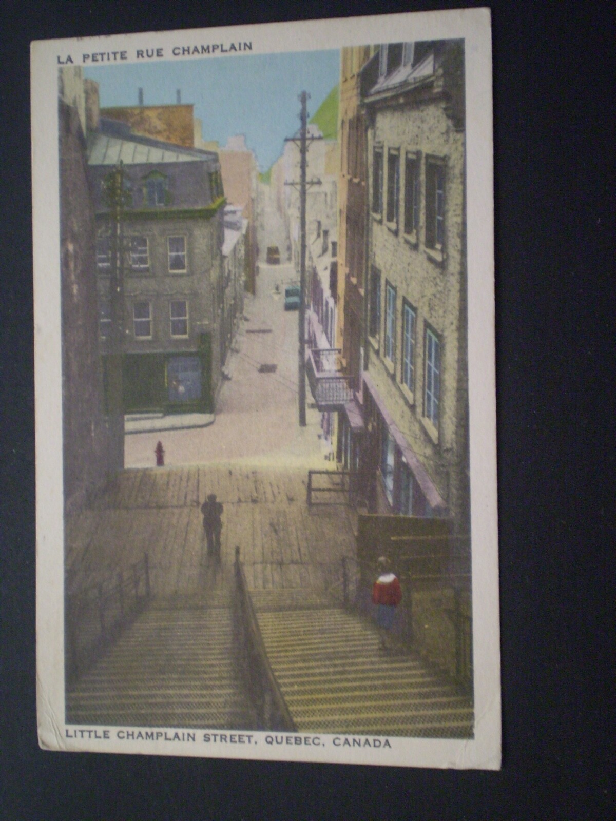 LA PETITE RUE CHAMPLAIN ~ Street Shadow ~ Quebec Canada '50 'film noir ...