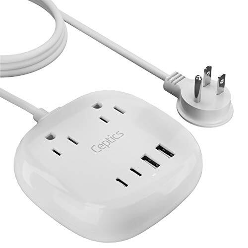 Usb Power Strip By Surge Protection Small & Compact Travel Size ...