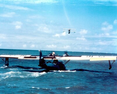U.S. Navy Consolidated PBY Catalina Flying Boat take off 8x10 WWII ...
