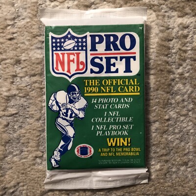 NFL Pro Set 1990 Booster Pack | eBay