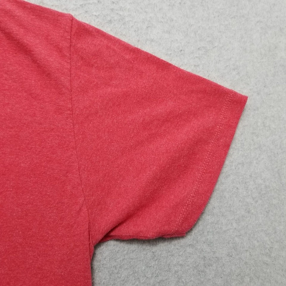 The Flash Shirt Mens Large Red Short Sleeve Crew Neck DC Comics Cotton ...