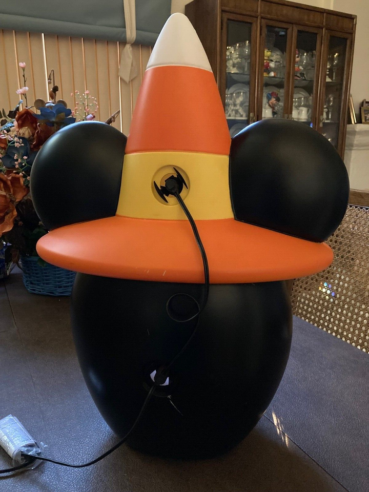 2023 Disney Halloween 🎃 Mickey Mouse Candy Corn Hat Blow Mold ’ New | eBay