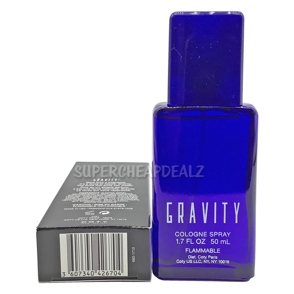 Gravity by Coty for Men 1.7 oz Cologne Spray NIB 100% AUTHENTIC | eBay