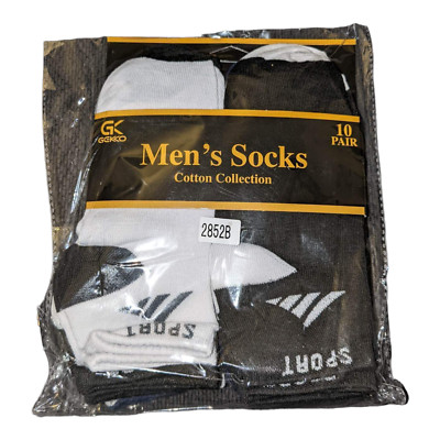 Brand New Men's Ankle Cotton Socks Size 10-13 - 10 PAIRS | eBay