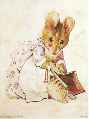 Beatrix Potter The Tale of Two Bad Mice 6 x 8 Wall Art Print & Decor ...