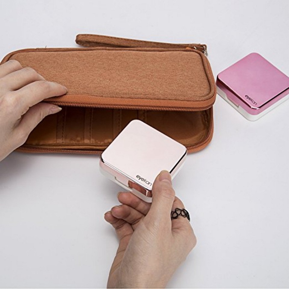 Mini Contact Lens Travel Case Kit – Travel Box with Mirror, Holder ...