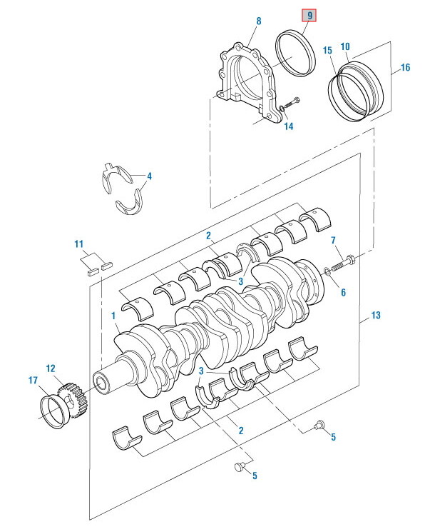 Mack E6 E7 E9 Rear Crank Seal | ESE7960 | PAI # ESE-7960 | Ref ...