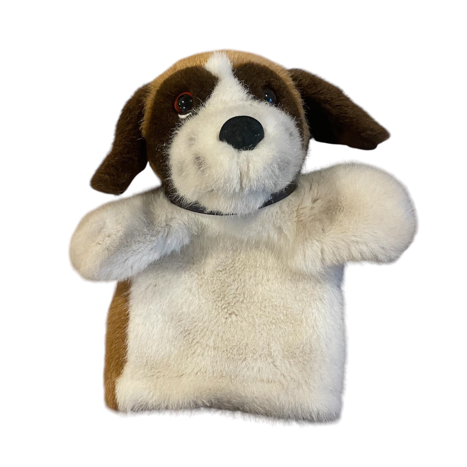 Vintage Dakin Beethoven Dog Plush Hand Puppet St Bernard Puppy PLUSH ...
