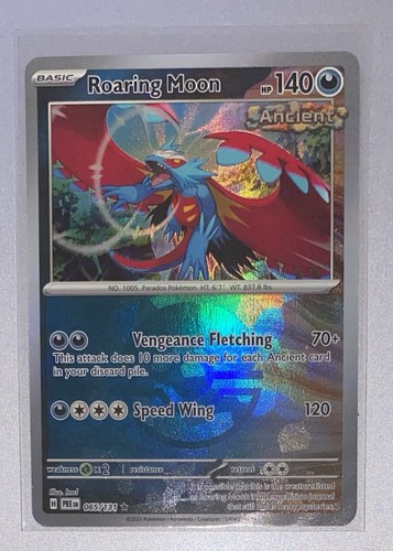 Roaring Moon Poke Ball Pattern 065/131 Prismatic Evolutions Pokémon TCG ...
