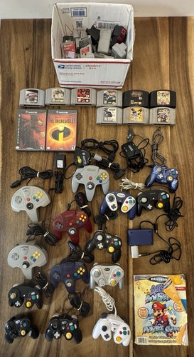 Untested Parts Repair Lot Nintendo 64 GameCube Accessories Games ...