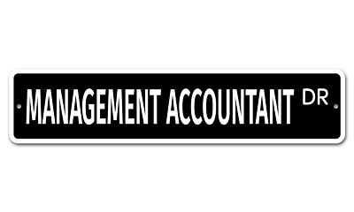 6686 SS Management Accountant 4" x 18" Novelty Street Sign Aluminum | eBay
