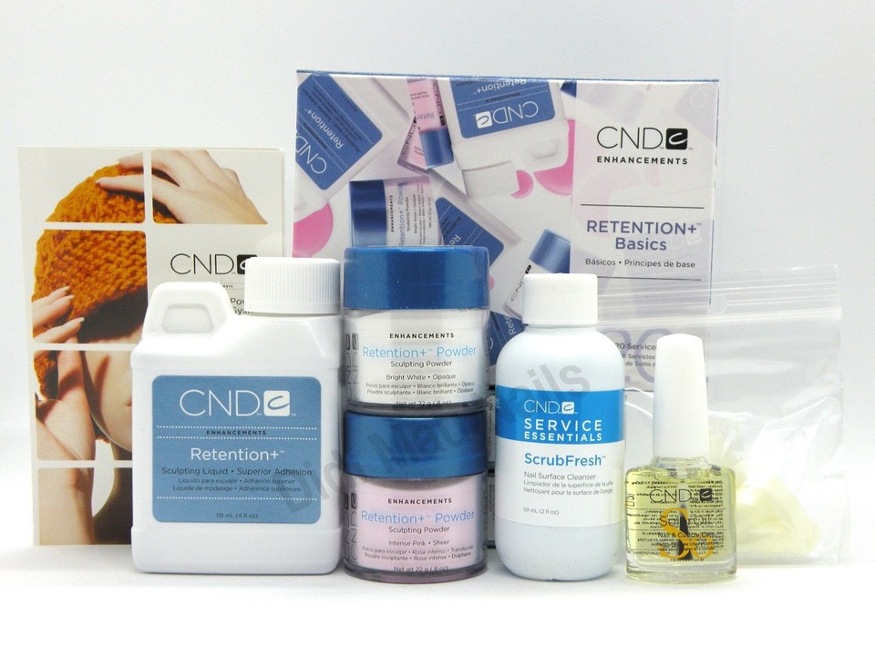 CND RETENTION+ Basics Starter Pack Acrylic Nail Kit Enhancement ...