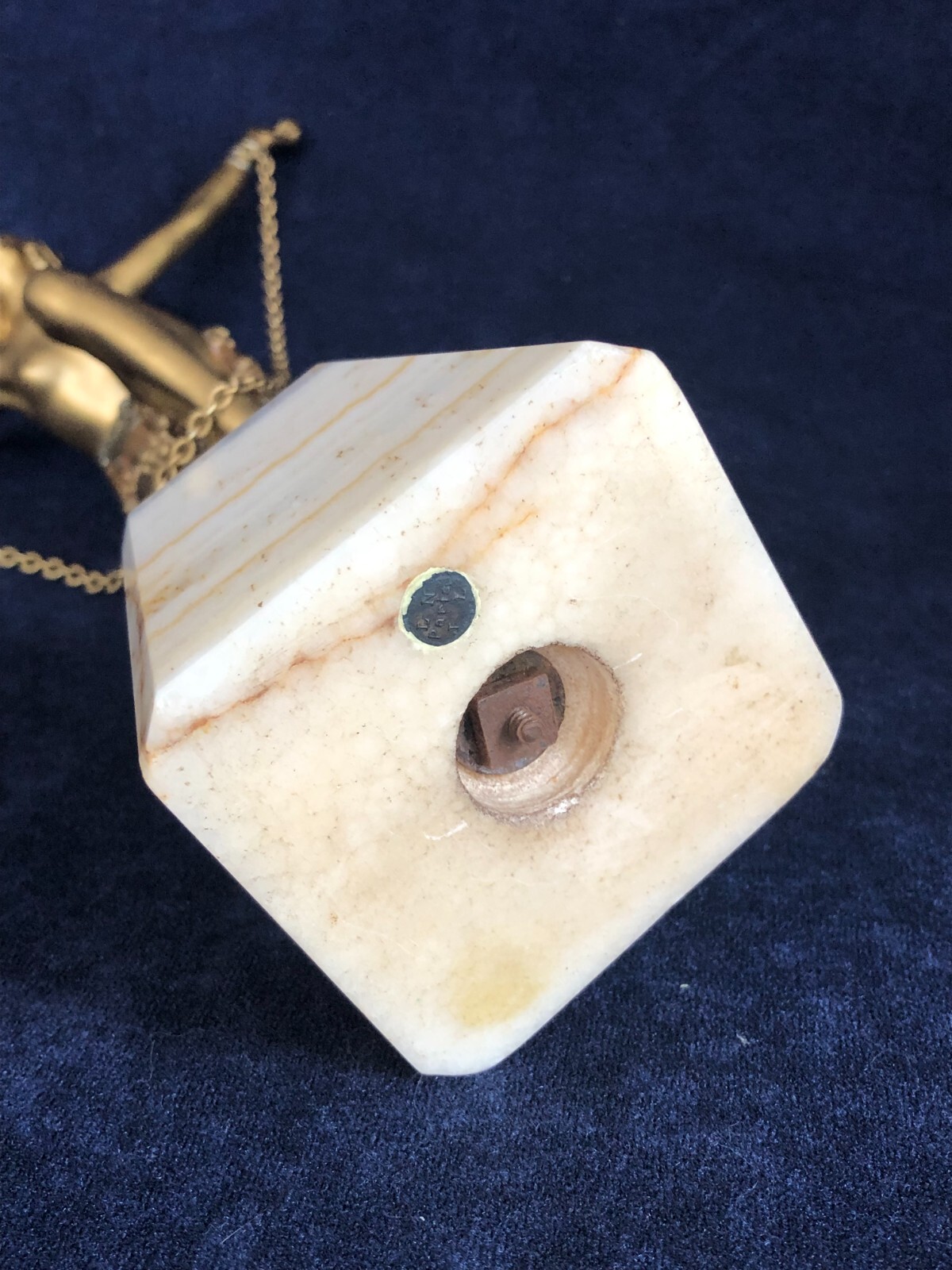 Art Deco Original Demetre Chiparus Bronze Hand Painted Figure: Chain ...