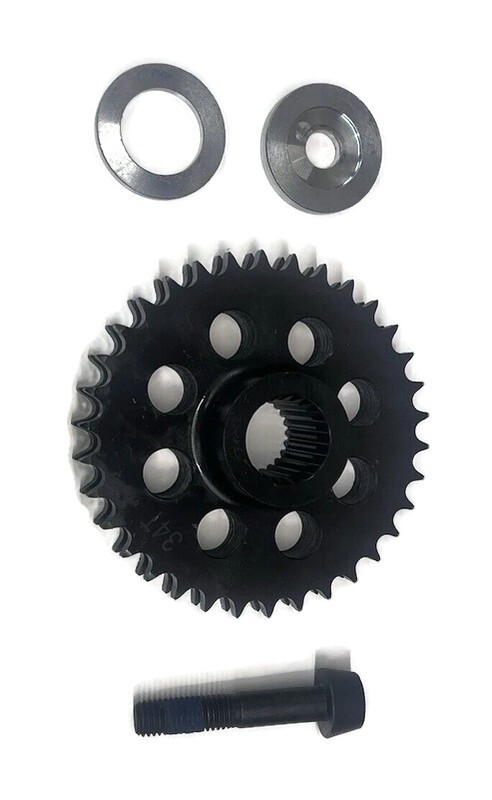 Replacement Solid Primary 34T Sprocket Compensator Kit for 07-17 Harley ...