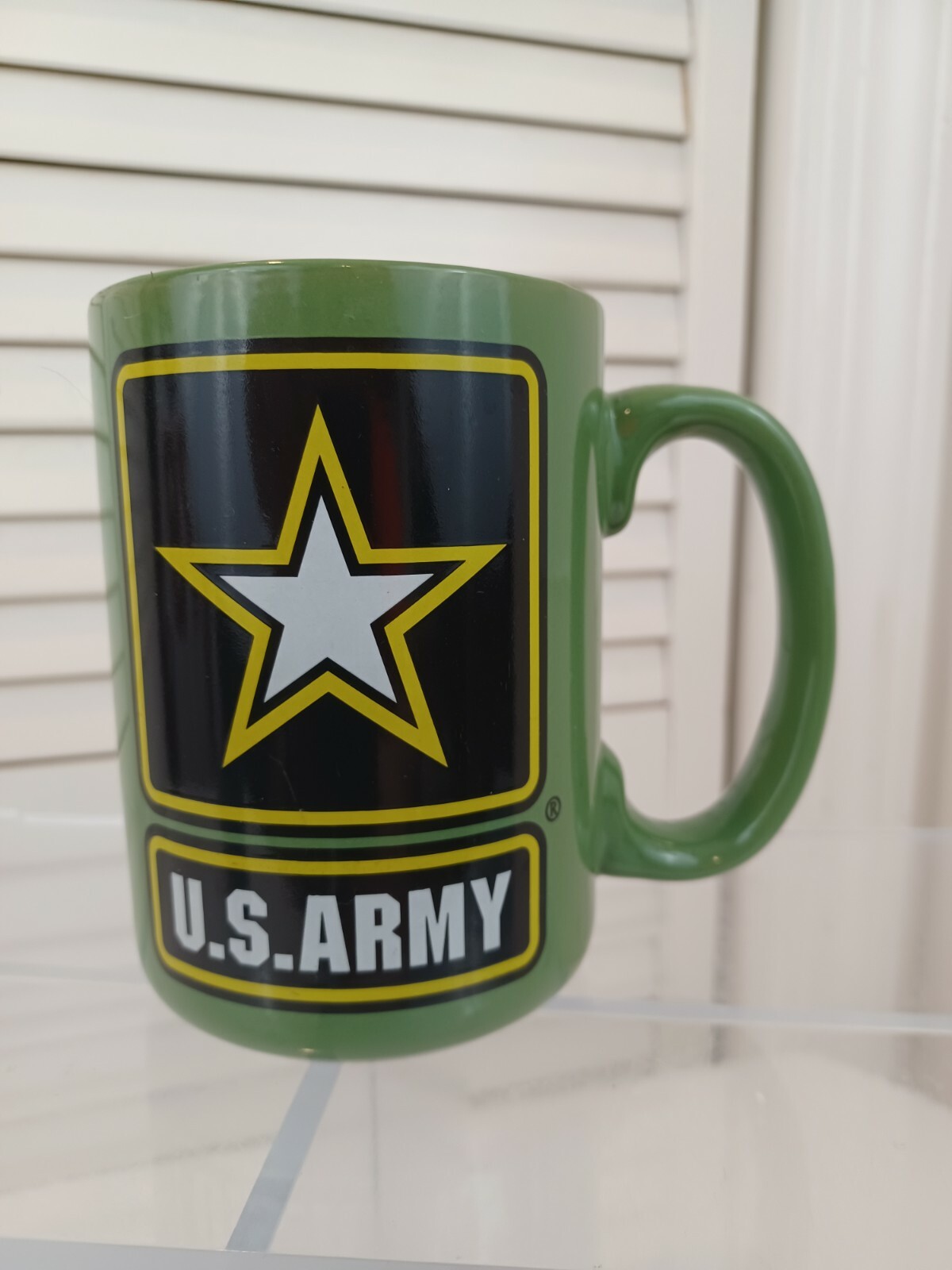 US ARMY,Coffee,Tea,Cup,Mug,American,Military,Green,Gold,USA,Soldier ...