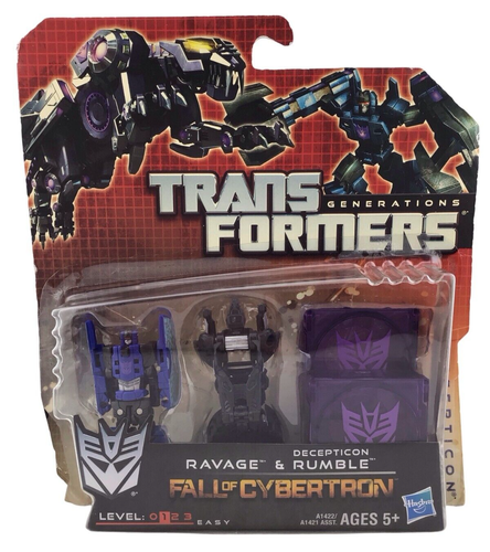 Transformers Generations Fall of Cybertron RAVAGE & RUMBLE Hasbro ...