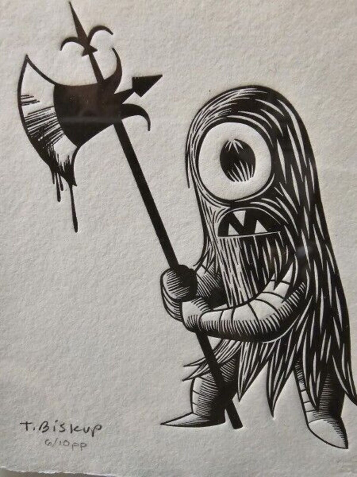TIM BISKUP Portrait Series: Broken and Slayer 2007 TWO (2) SIGNED ...