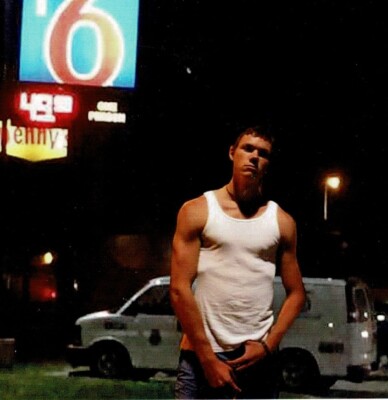 Man cruising outside a Motel 6 gay man's collection 4x4 reprint | eBay