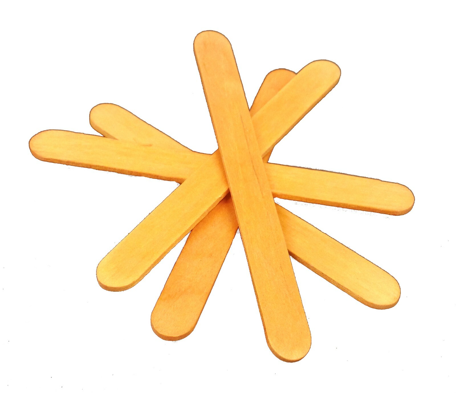 Wooden Coloured Lolly Sticks Small & Jumbo Sizes for Kids Art & Crafts ...