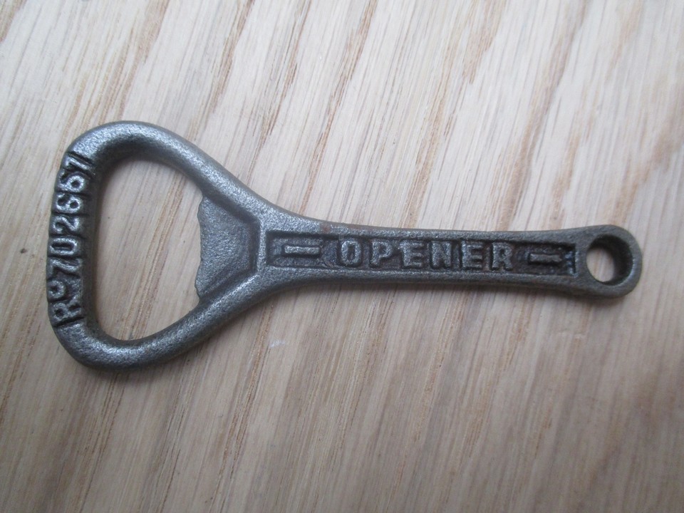 Cast iron Vintage rustic old retro Collectable Wall mounted Beer Bottle ...