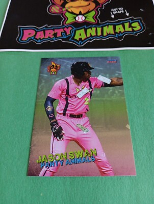 JASON SWAN PARTY ANIMALS 2023 CHOICE BASEBALL CARD SAVANNAH BANANAS | eBay