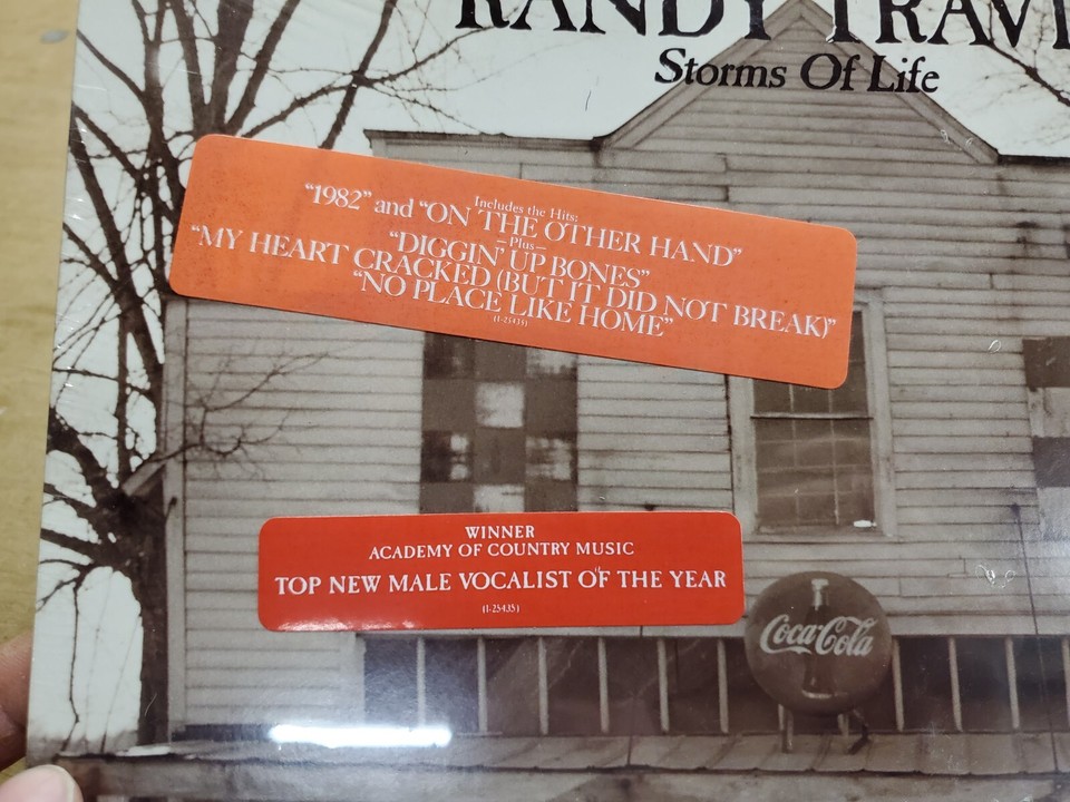 Randy Travis: Storms of Life, 1986 Warner Bros. 9 25435-1, Sealed, Hype ...